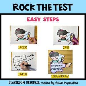 We Will Rock the Test Bulletin Board Idea Test Motivation - Etsy