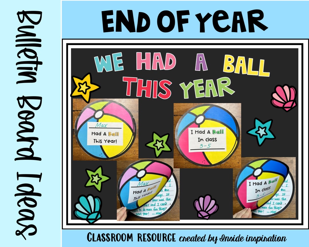 We Had a Ball This Year End of Year Beach Ball Theme Craftivity ...