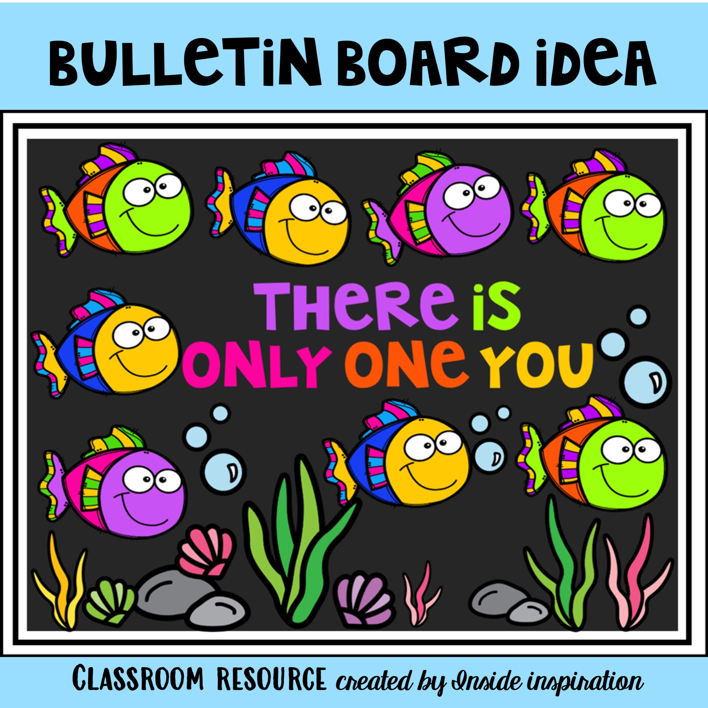 Back to School Craftivity Bulletin Board Displayonly One You Book Craft ...