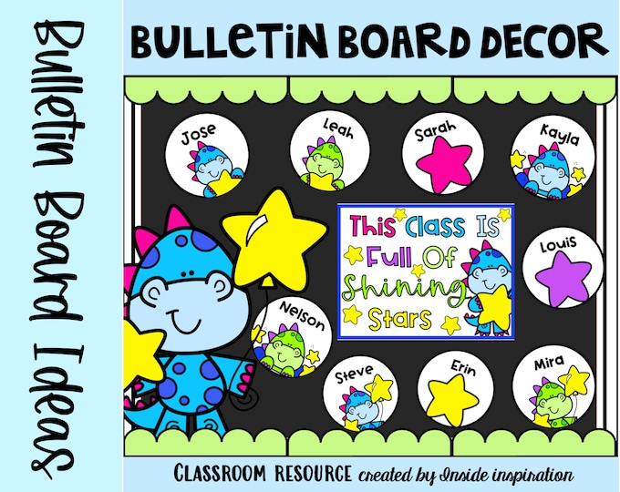 Shooting Star Bulletin Board or Door Decoration - Etsy