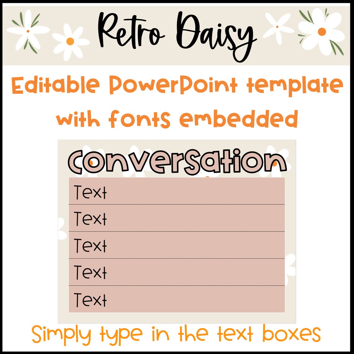 Retro Boho Daisy Themed CHAMPS Posters Classroom Decor⎮editable - Etsy