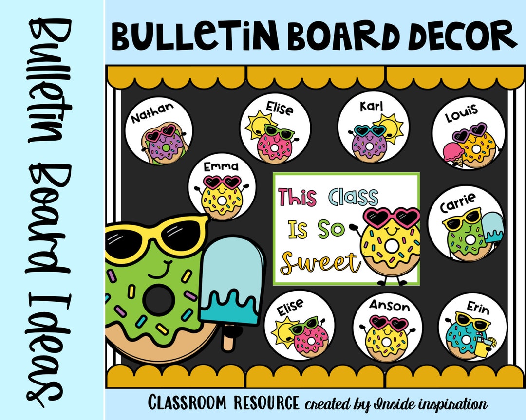 Back to School Bulletin Board Idea This Class is so Bright/so Sweet ...