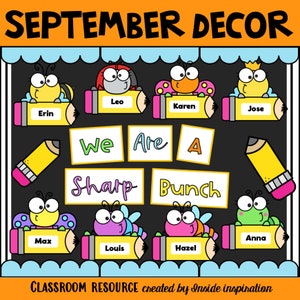 Sharp Pencil Themed Monthly Classroom Decor Bulletin Board Idea ...