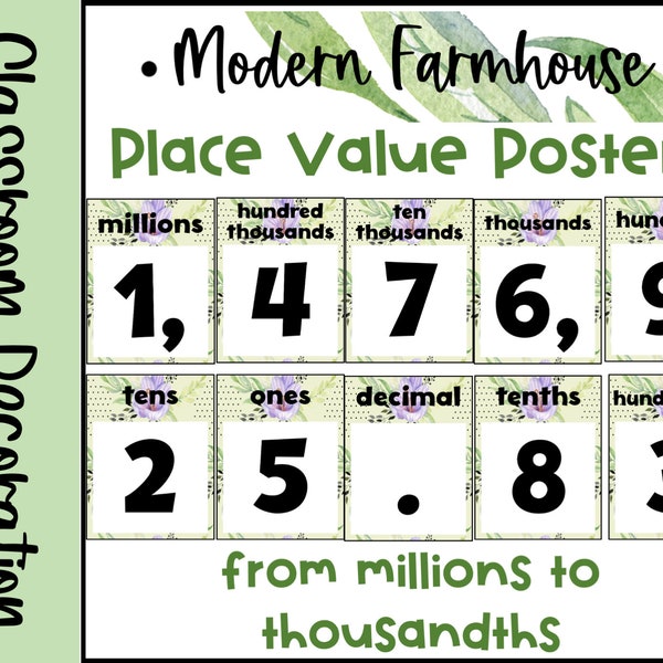 Modern Farmhouse - Etsy