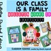 Our Class is a Family Book Companion Activity Bulletin Board Idea for ...