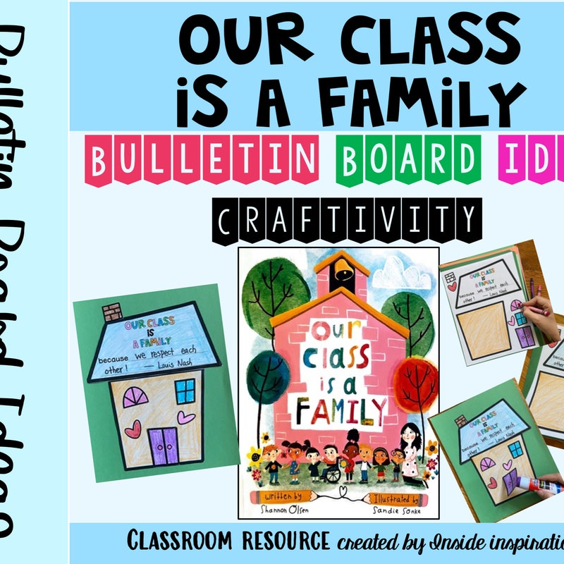Our Class is a Family Poster - Etsy
