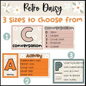 Retro Boho Daisy Themed CHAMPS Posters Classroom Decor⎮editable - Etsy