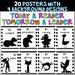 Classroom Library Posters With Book Character Silhouettes and Quotes ...