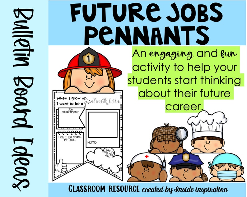 Back to School Future Jobs Pennants When I Grow Up, I Want to Be___ - Etsy