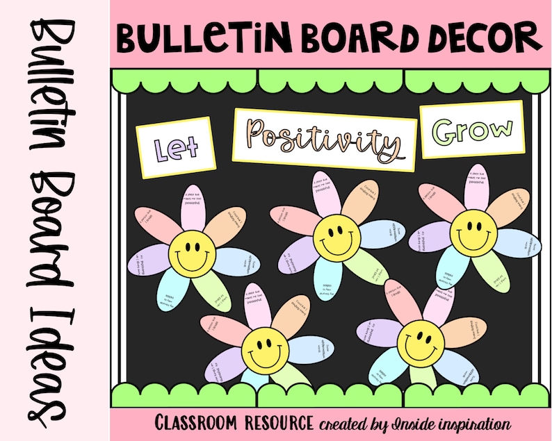 SEL Bulletin Board Idea Flower Themed - Etsy