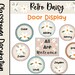 Retro Boho Daisy Themed Door Display Calming Classroom Decor⎮editable ...