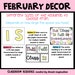 Candy Heart Themed Monthly Classroom Decor Bulletin Board Idea-february ...