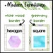 Modern Farmhouse 2D 3D Shape Posters Classroom Decor - Etsy Canada