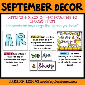 Sharp Pencil Themed Monthly Classroom Decor Bulletin Board Idea ...