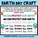 Earth Day Craft Simple Writing Bulletin Board Idea - Etsy