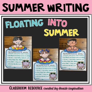 Floating Into Summer Floatie-themed Summer Craftivity Bulletin Board ...