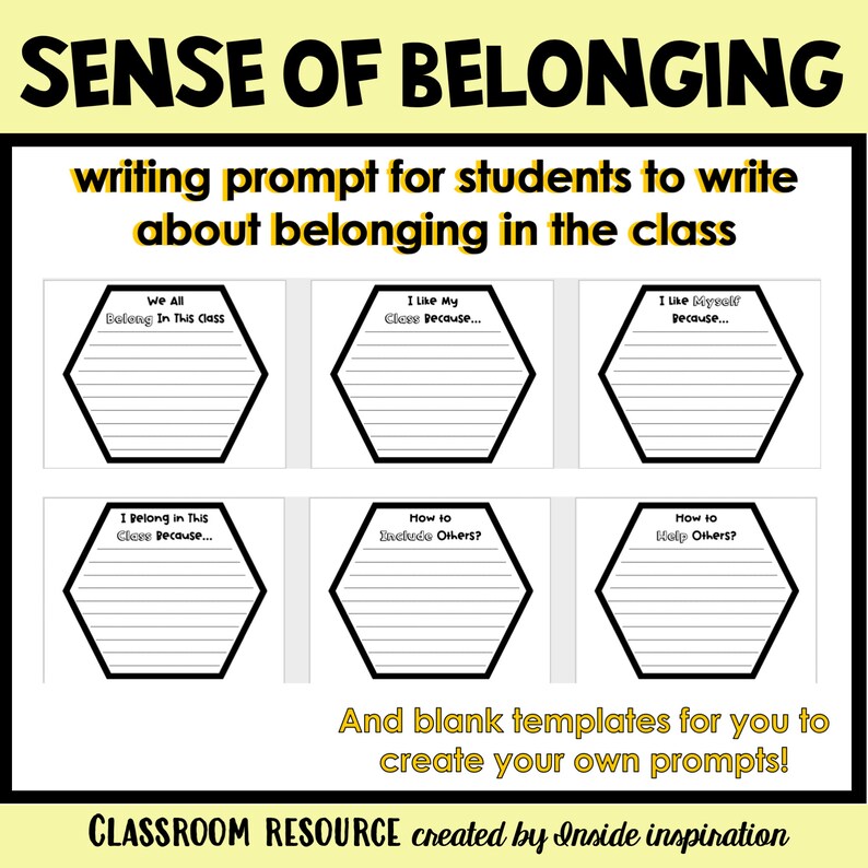 We All bee-long in This Class Bee-themed Writing - Etsy