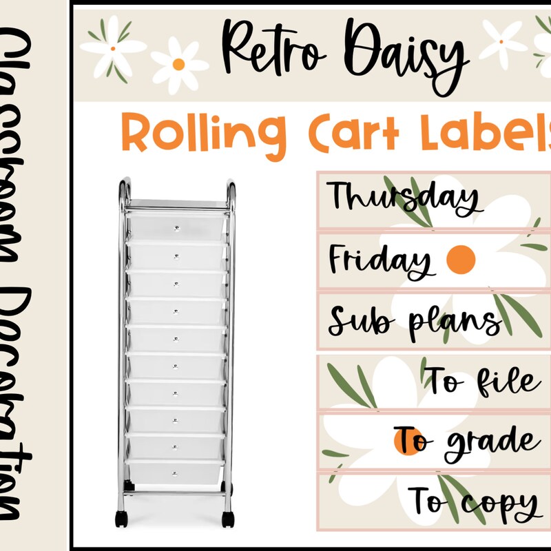 Rolling Cart - Etsy