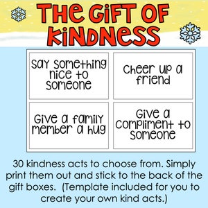 The Gift of Kindness Door Decoration Bulletin Board Decoration ...