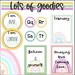 Pastel Rainbow Classroom Decor: Calming Printables Bundle (digital ...
