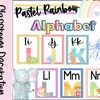 Pastel Rainbow Classroom Decor, Calming Classroom Decor Printables ...