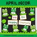Hoppy Frog Themed Monthly Classroom Decor Bulletin Board Idea-april - Etsy