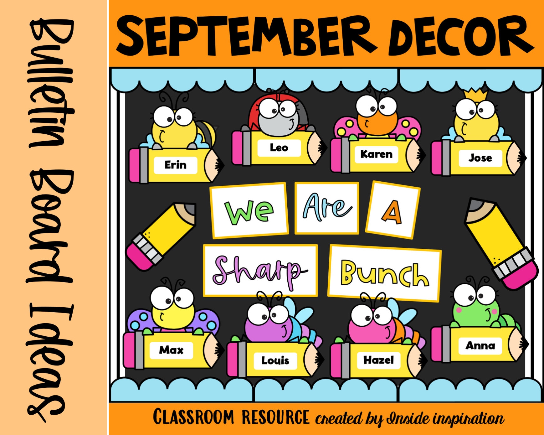 Sharp Pencil Themed Monthly Classroom Decor Bulletin Board Idea ...