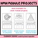 HMH Into Reading 4th Grade Module Projects Bulletin Board - Modules 1 ...