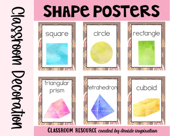 Farmhouse Theme White Wood Watercolor 2D and 3D Shape Posters - Etsy