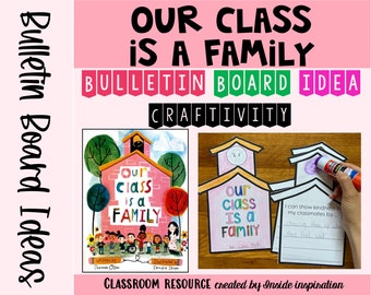 Our Class is a Family Anchor Chart - Etsy