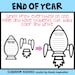 We Had a Blast This Year Writing Craft End of Year Rocket Theme ...
