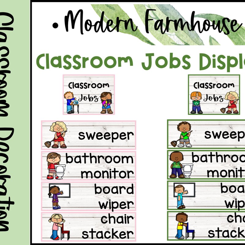Farmhouse Classroom - Etsy