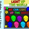 We Can Light up the World Christmas Holiday Bulletin Board Kit - Etsy