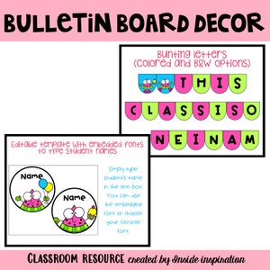 Back to School Bulletin Board This Class is One in A Melon Door Decor ...