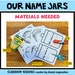 The Name Jar Book Companion Activity for Bulletin Board Back to School ...