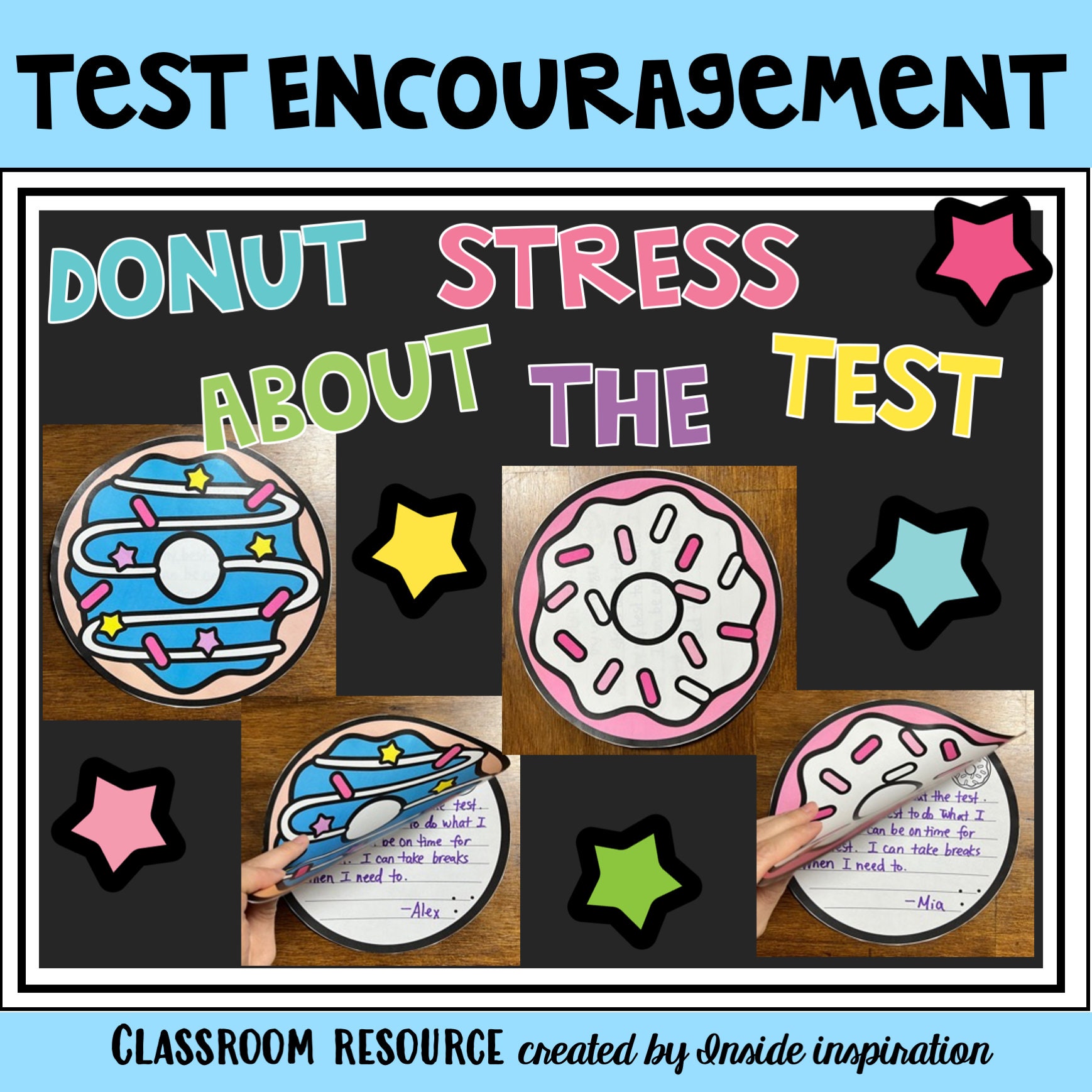 DONUT Stress About the Test Bulletin Board Idea Test Motivation and ...