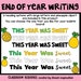 End of Year Bulletin Board This Year Was Sweet Writing Craft- Pineapple ...