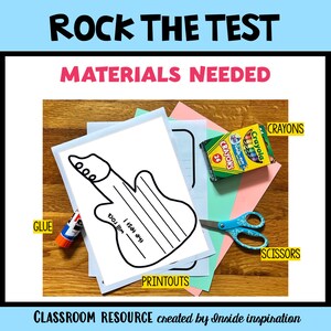 We Will Rock the Test Bulletin Board Idea Test Motivation - Etsy