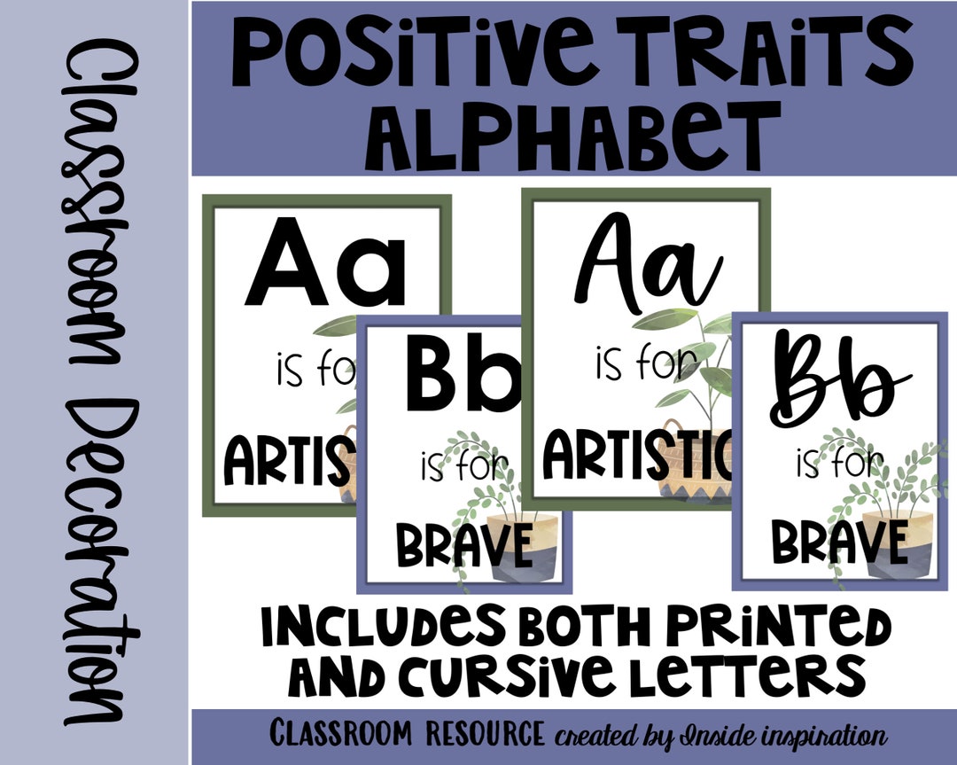 Boho House Plants Classroom Decor, Boho House Plant Alphabet Posters ...