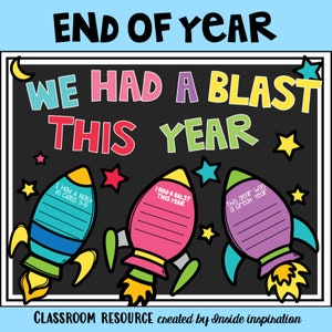 We Had a Blast This Year Writing Craft End of Year Rocket Theme ...
