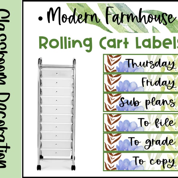 Rolling Cart - Etsy