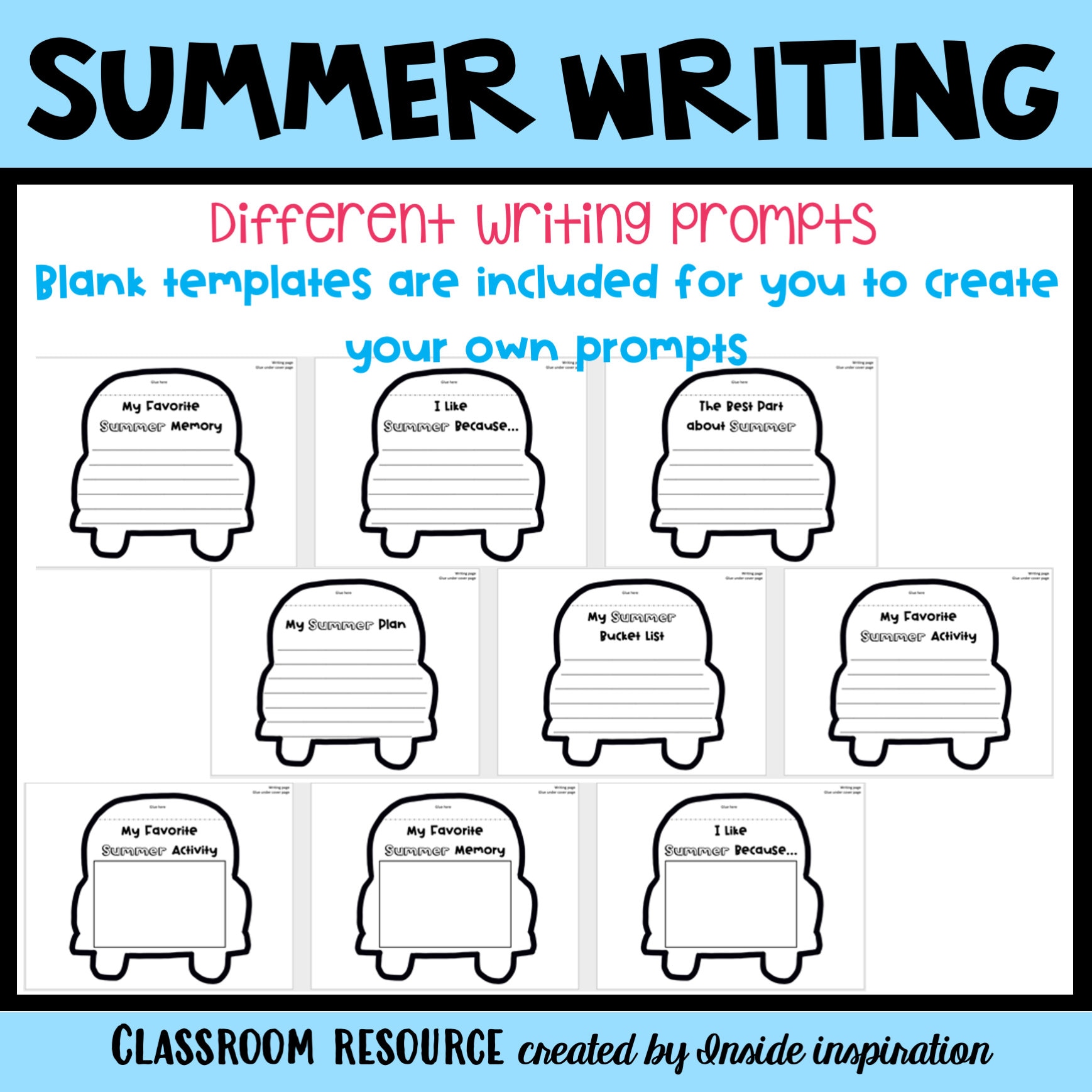Zooming Into Summer Car-themed Summer Craftivity Bulletin Board Idea - Etsy