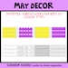 Blooming Flowers Themed Monthly Classroom Decor Bulletin Board Idea-may ...