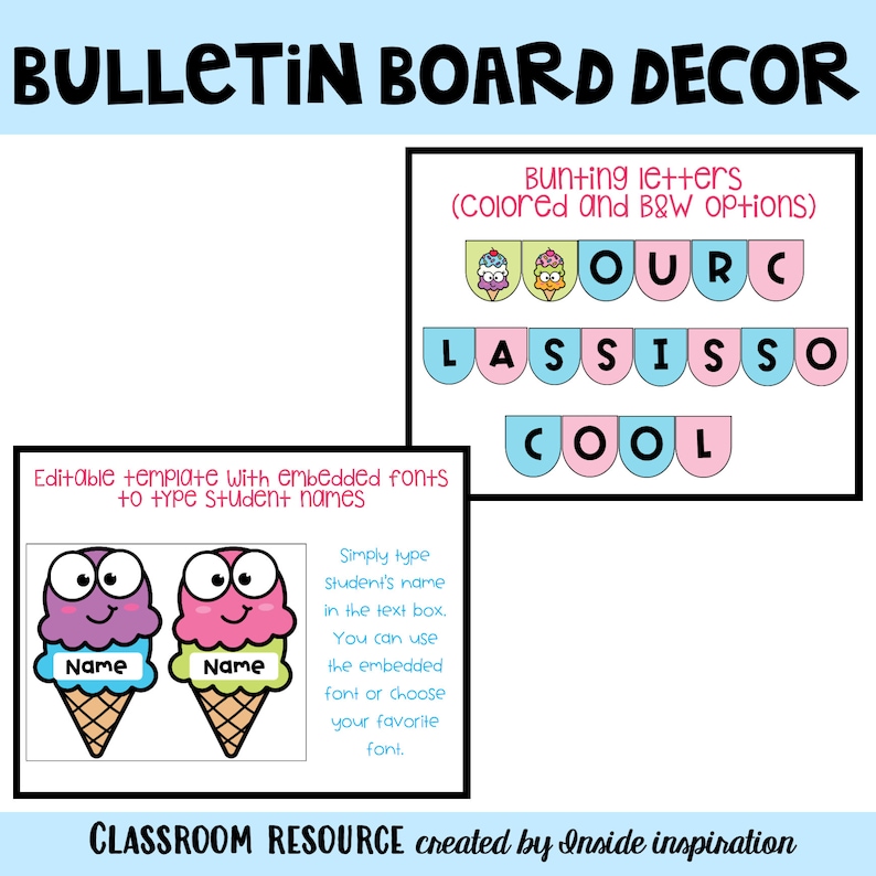 Summer Bulletin Board Our Class is so Cool Classroom Door - Etsy