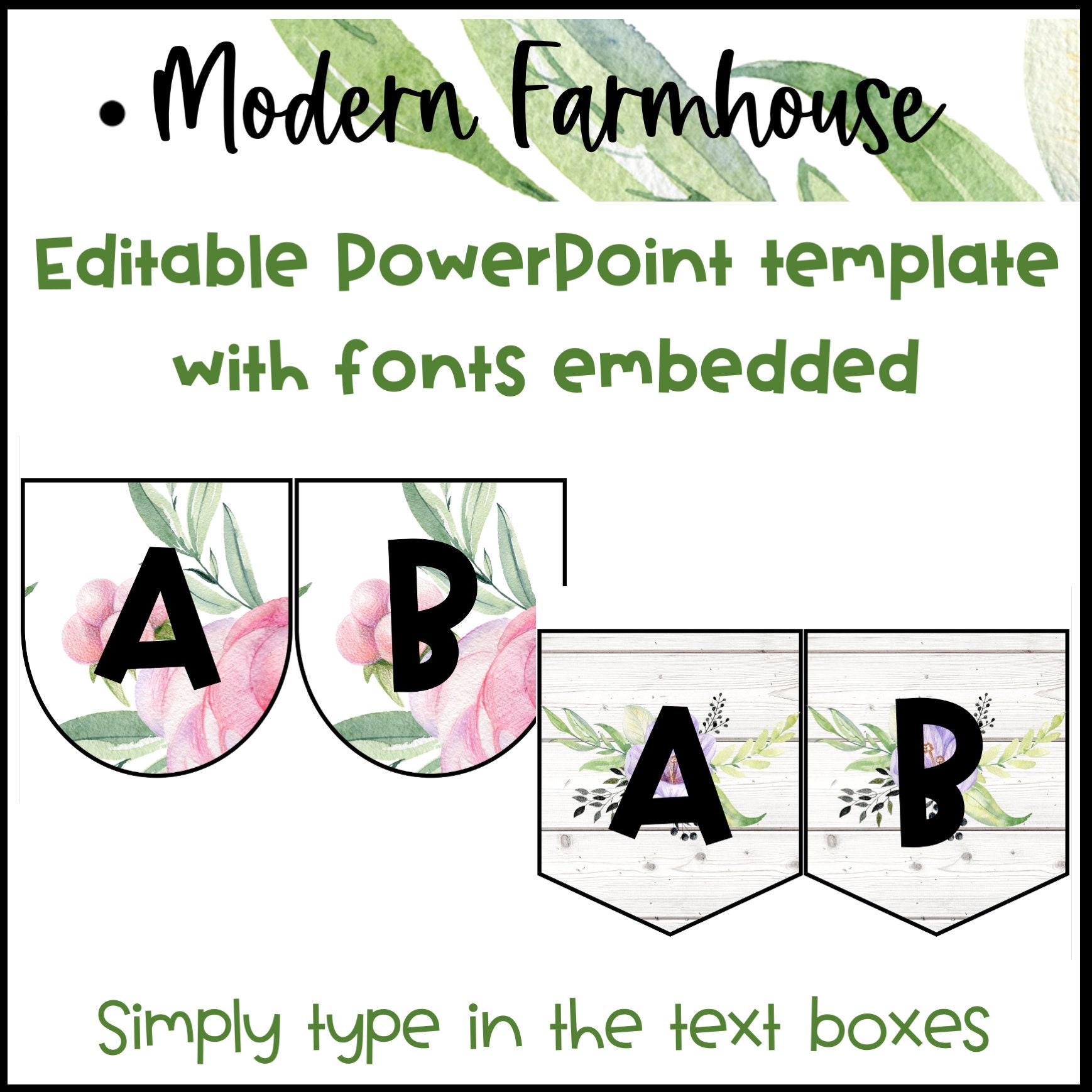 Modern Farmhouse Calming Watercolor Classroom Decor Dollar - Etsy