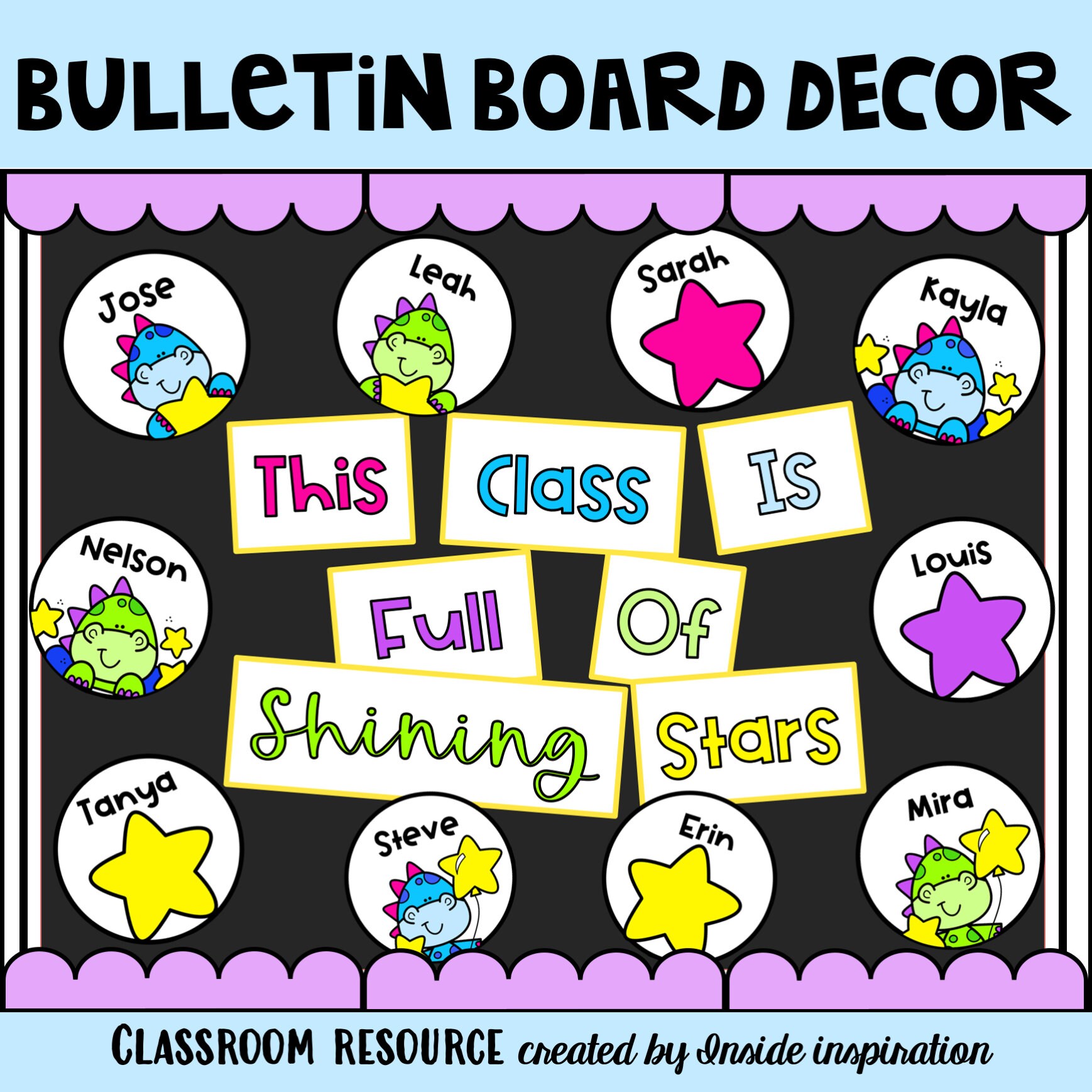 Back to School Bulletin Board This Class is Full of Shining Stars Door ...