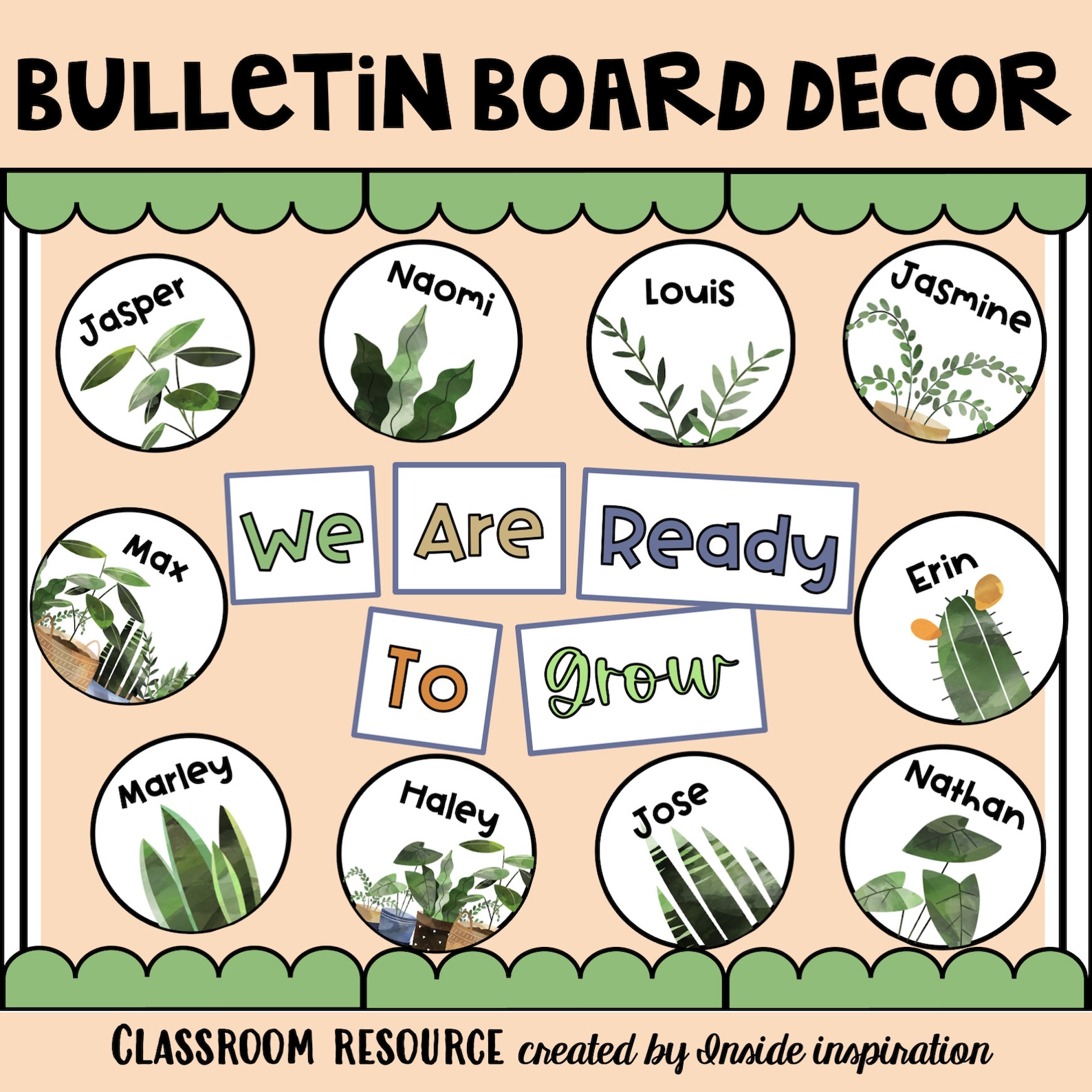 Back to School Bulletin Board We Are Ready to Grow - Etsy