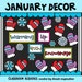Winter Mitten Themed Monthly Classroom Decor Bulletin Board Idea ...