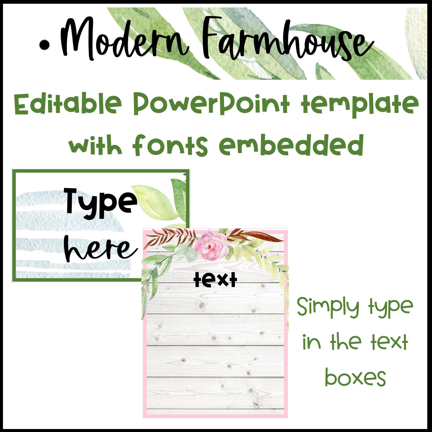 Modern Farmhouse Birthday Display Calming Watercolor Classroom Decor ...