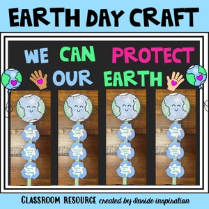 Earth Day Craft Simple Writing Bulletin Board Idea - Etsy